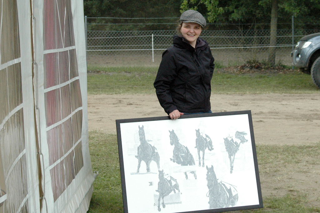 Mary King & Call again Cavalier - eventing ART